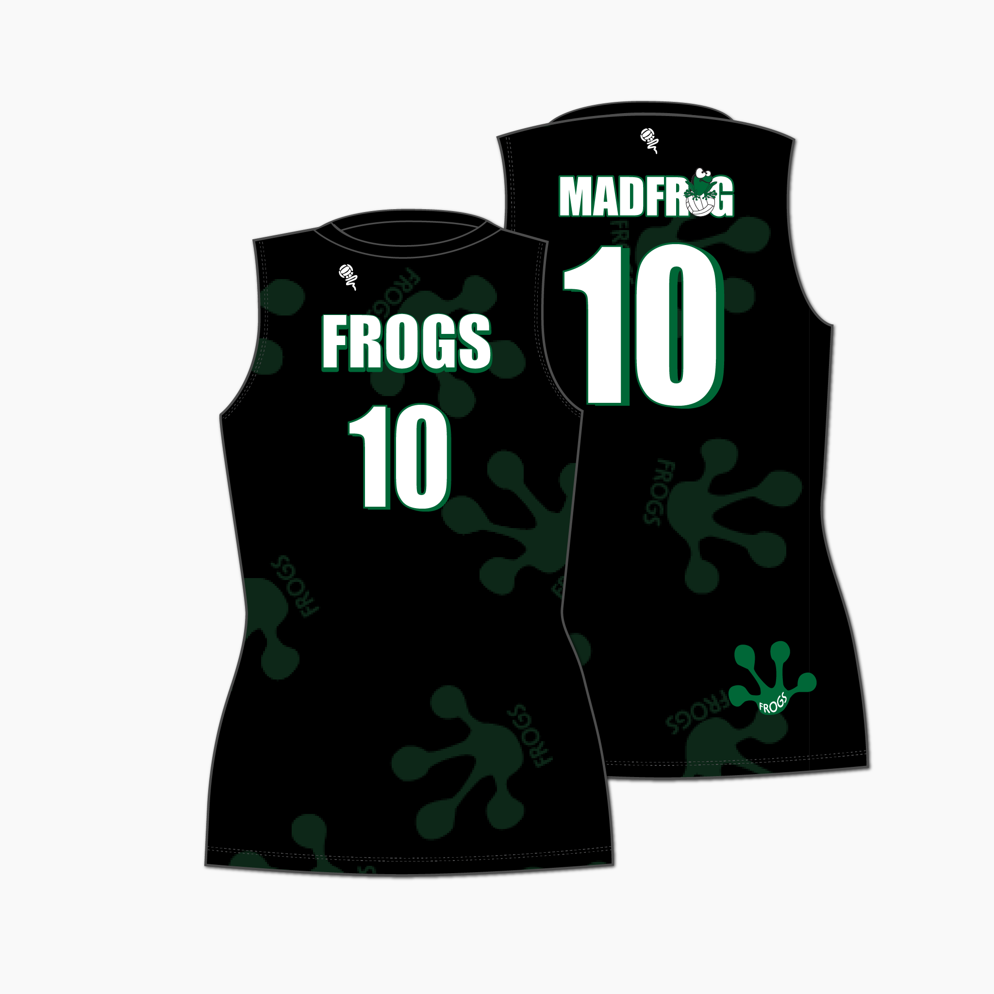 MADFROG 26 SLEEVELESS GAME JERSEY - Optional Add-On – VB RAGS VOLLEYBALL